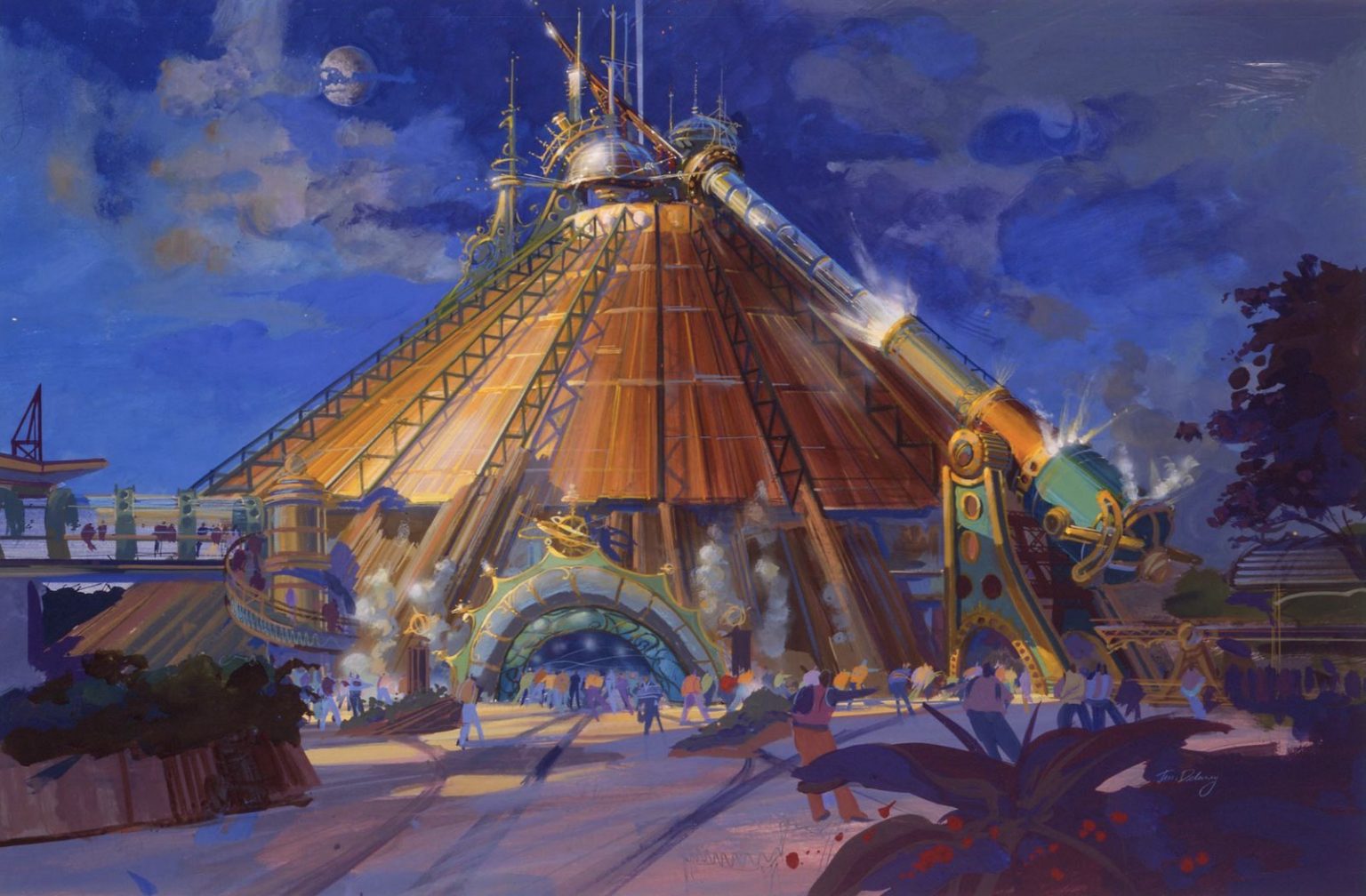From the Earth to the Moon: Disneyland Paris' Legendary Lost Steampunk ...