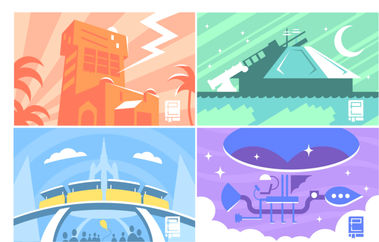 ONE & ONLY: Illustrating the Ride Layouts of Disney Imagineering's One ...