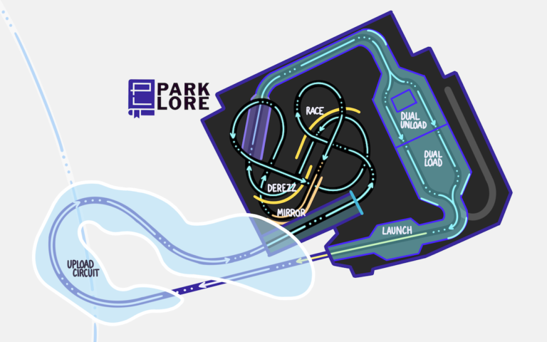 ONE & ONLY: Illustrating the Ride Layouts of Disney Imagineering's One ...